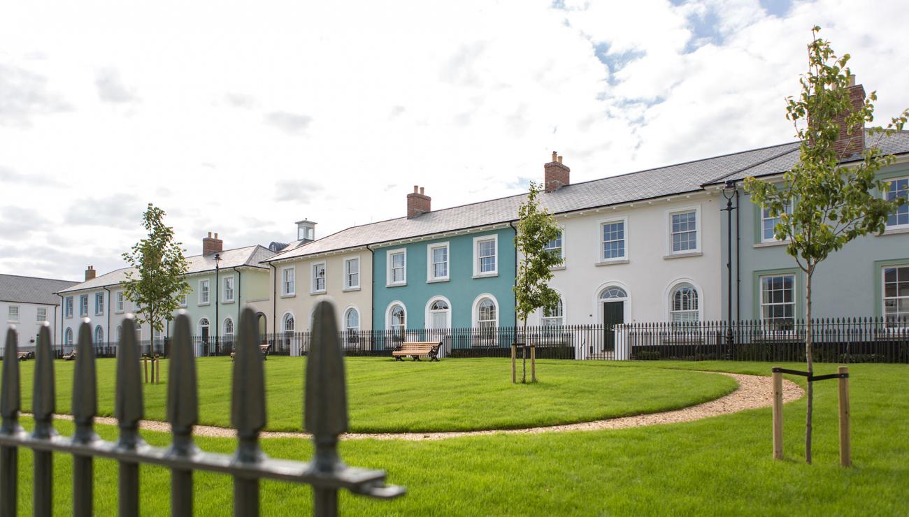 Green spaces in Poundbury