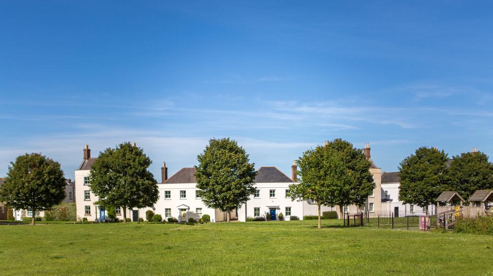 Green spaces in Poundbury